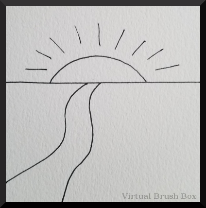 Inktober, End of the Road – Virtual Brush Box