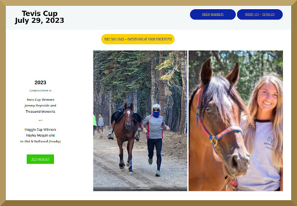A Tale of Two Finish Lines, Virtual Tevis 2023 – Virtual Brush Box