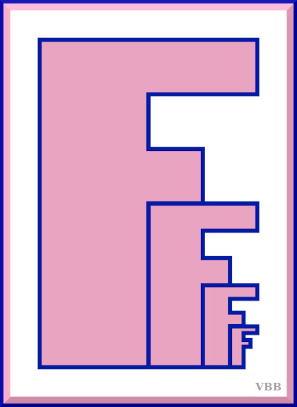 Fractal Alphabet F, Graphic Art – Virtual Brush Box