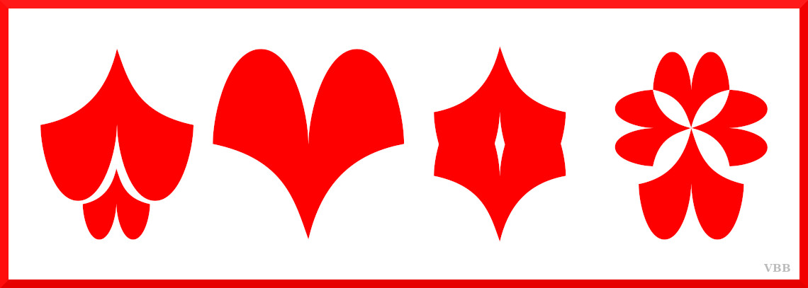 Card Suits, Geometric Art – Virtual Brush Box