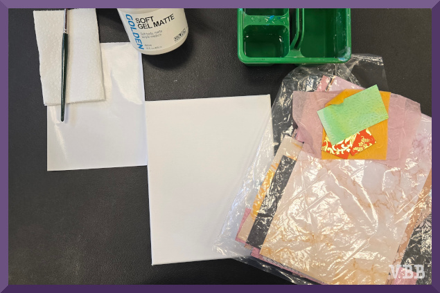 Mixed Media Flowers, Acrylic Class #3, Art – Virtual Brush Box